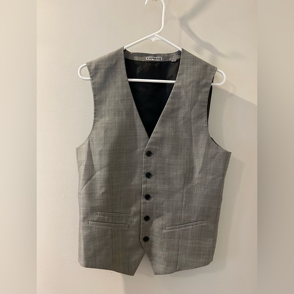 Express | Suits & Blazers | Small Gray Suit Vest | Poshmark